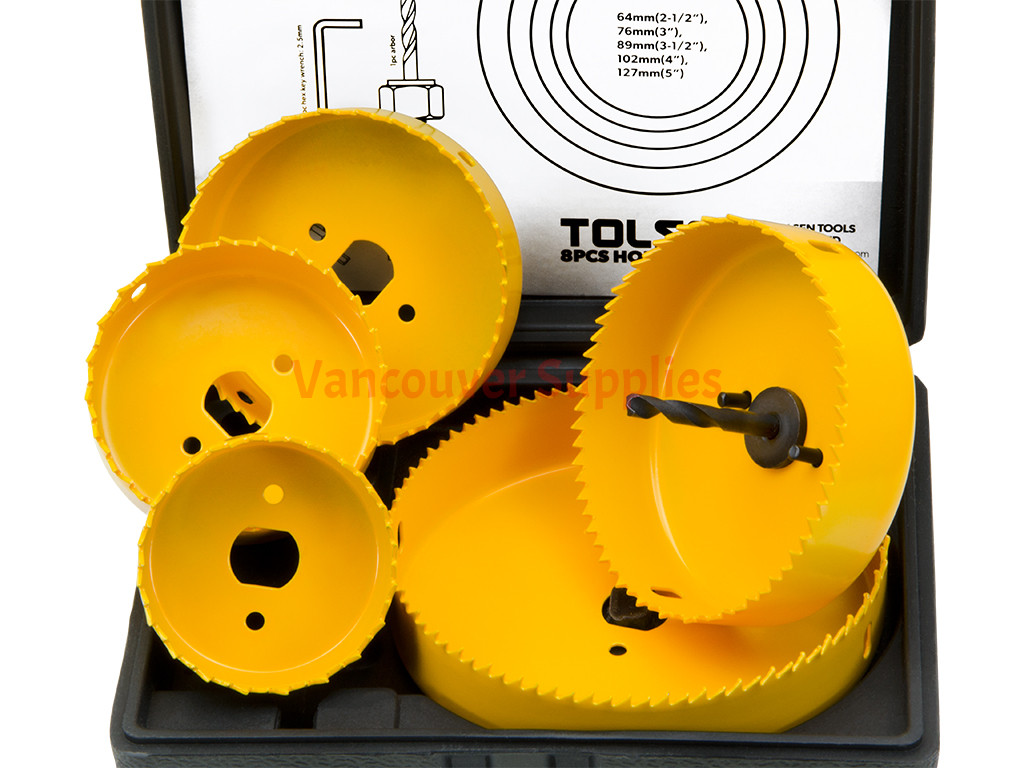 Wood Drill Bit Set Neilsen 14-Piece Flat – Spade Hole Saws 6mm To 25mm ...